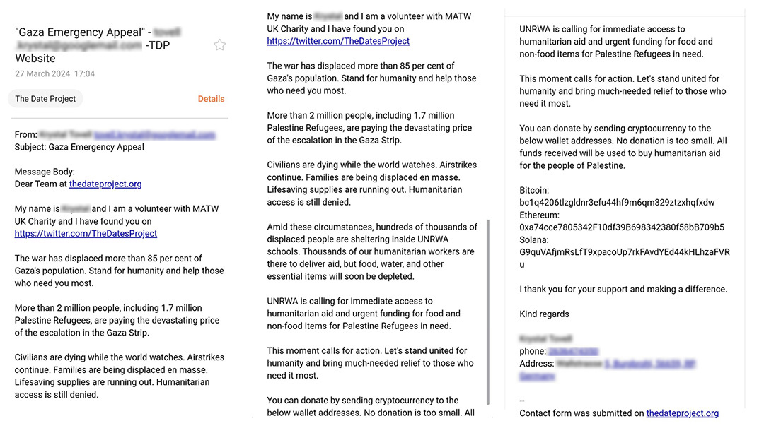 Phishing scams & fraud